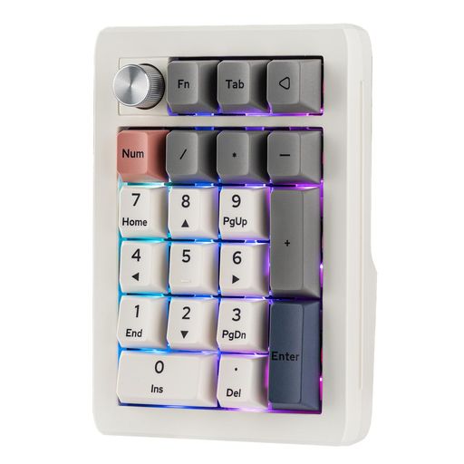 EK21 VIA ガスケット式テンキー:EK21 VIA ガスケット式テンキーでタイピング体験を向上させましょう。これは多機能で高性能なテンキーで、プロフェッショナルからゲーマーまで幅広く活用できます。20キーの進化したレイアウトと高級アル...