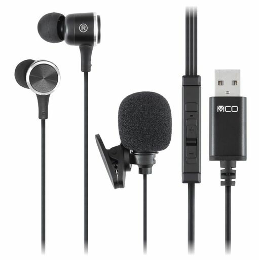 USBに接続するだけですぐに使える、コンパクトで持ち運びにも最適なマイク付きイヤホンです。 10mm径のドライバーユニットを採用。フィット感に優れ外れにくく遮音性・密閉性が高いカナル式です。 高感度ピンマイクで声を大きくハッキリ伝えます。 ...