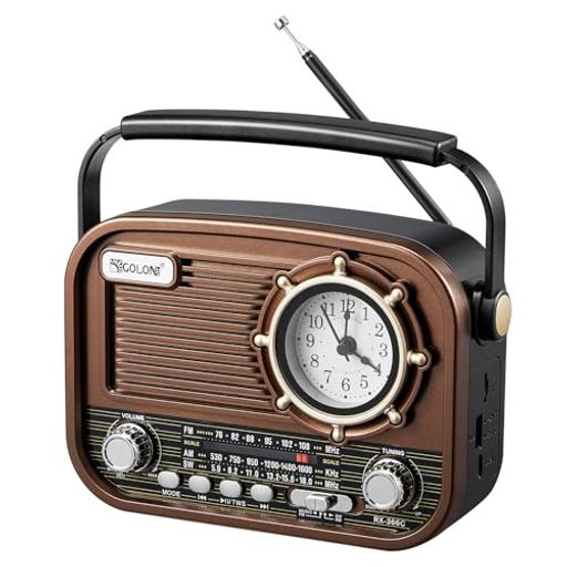 【優れた受信感】ポータブルラジオは、FM(76-108MHz)、AM(530-1710kHz)、短波(5.9-18.0MHz)の3つのバンドに対応しており、ほとんどのラジオ局を受信することができます。強力なDSPチップと伸縮式の延長アンテナ...