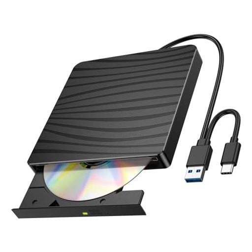 💽【最新チップで性能向上&amp;快適な操作性を実現】 この外付けCD/DVDドライブは、従来製品に比べて大幅に性能が向上した最新の高性能チップを採用しており、高速かつ安定したデータ処理を実現します。読み取りや書き込みの精度...