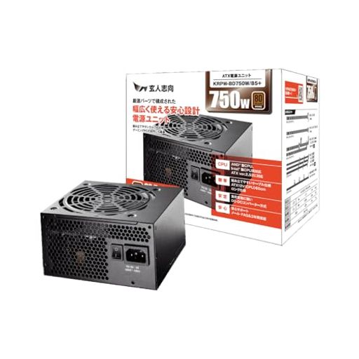 ✅ 80PLUS BRONZE認証取得、電力効率と安定性を両立したATX電源 ✅ 定格出力750W、+12Vシングルレール設計で構成しやすい ✅ DC-DCコンバーター方式採用、負荷変動に強い電源設計 ✅ 105°C耐熱アルミ電解コンデンサ...
