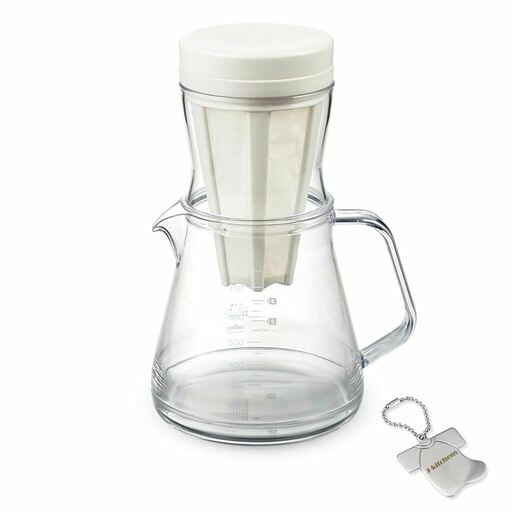 素材/フタ:ポリプロピレン(耐熱温度140°C・耐冷温度−20°C)2WAYドリッパー枠:ポリプロピレン(耐熱温度110°C・耐冷温度−20°C)本体・アタッチメント:飽和ポリエステル樹脂(耐熱温度110°C・耐冷温度−20°C)メッシュ:...