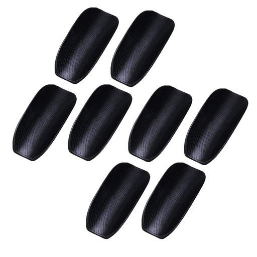 【商品仕様】サイズ:約16.6x7.3x2.5cm;カラー:ブラック&amp;レッド;本体重量:約55g;本体:ABS樹脂;8個セット;普段使いや来客用に重宝します。毎日使用する店舗の会計や受付業務でも、清潔感と美しさを長く保てます。 【多...