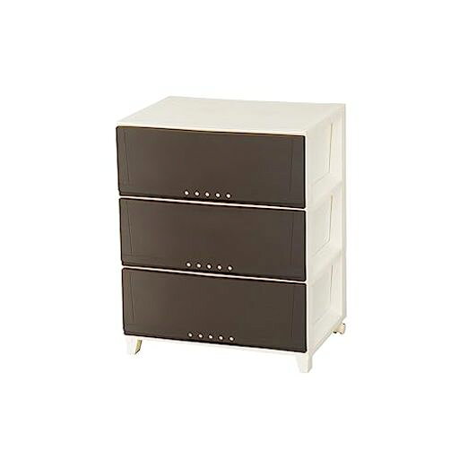 サイズ:幅54x奥行42x高さ68cm 重量:5.2kg 材質:本体/ポリプロピレン キャスター/ナイロン 引出し容量:約30.1L 引出収納目安:1段につきトレーナー約8枚 引出間口:29cm シャツがきちんと2列入る横幅サイズ 前脚&a...