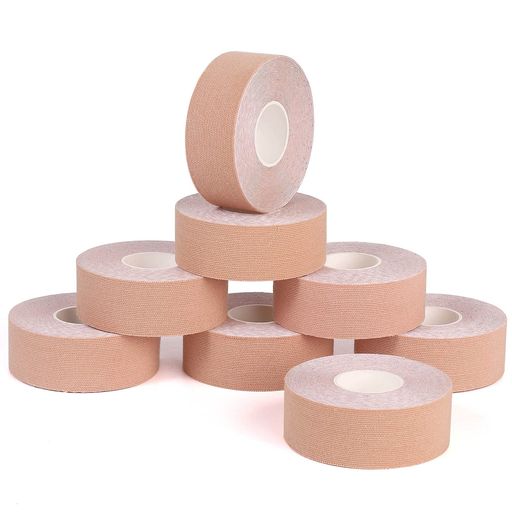 【素材】強い通気性を持っています。厚みがあり、しっかり固定できる綿布素材に改良しました。表面に小さな穴があり、通気性に富んでいます。綿の素材で肌に刺激を与えません。 【耐久性と耐水性】粘着力強特に剥がれにくく耐久性、耐水性にも優れており、重...