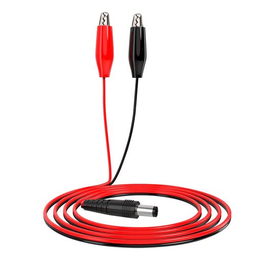 ジョイントサイズ-ODxID:2.1x5.5mmケーブル径:1.8mmケーブルの長さ:500mm電流:5A(24V/12V). タイプ-モデル:DC5521男性ダブルアリゲータークリップ付きコネクターカラー:レッド、ブラック. アプリケーシ...