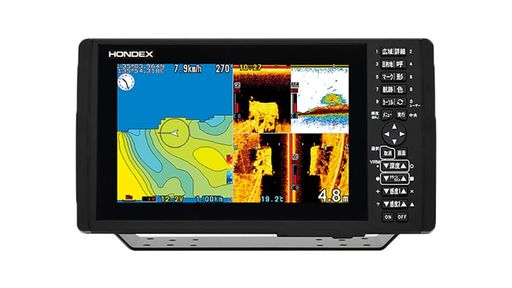 本体サイズ:W315xD111xH180mm/画面:9型ワイド液晶・横型(ボンディング・偏光サングラス対応液晶)/表示部ドット数:800x480/本体重量:約2.2kg 電源電圧:DC11~30V/消費電力:約10W/電流:約0.8A/12...