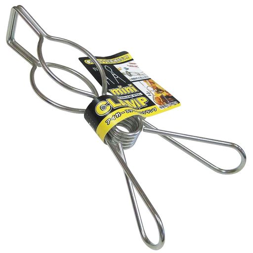 サイズ:130x25x55mm 口開き:40mm 重量:26g 材質:ステンレス