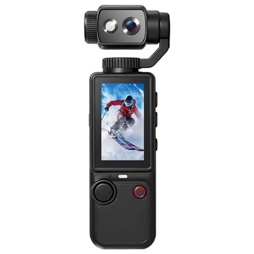 【180°回転レンズ&amp;1.9インチモニター】 180度回転するカメラと1.9インチの大型画面で、自分撮りも高画質な映像確認も思いのまま。自由なアングル撮影が楽しめます。 【4K画質&amp;500万画素】 4Kアクションカメラ&am...
