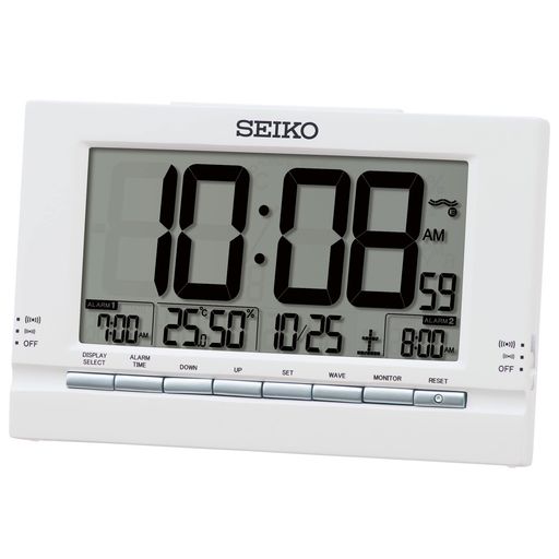 付属品:電池(単3マンガンx2個) 電波修正機能(40KHZ/60KHZ自動選局・受信OFF機能つき)、2099年までのフルオートカレンダー機能、電子音アラーム(ダンダントーン)、スヌーズ アラームオートストップ(約5分間)、選べるスヌーズ...