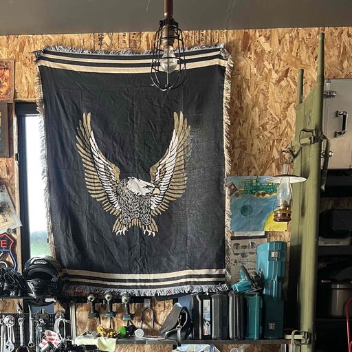 イーグルビンテージマルチカバーソファーカバーラグブランケット130X160cm 詳細と写真はインスタグラムpeelforest.japanでご覧ください