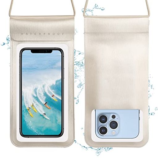 【IPX8超強防水&amp;保護力アップ】環境に優しいTUP素材、高透明度、4層の防水絶縁、100%密閉、防水国際保護等級IPX8認定を獲得、水深約30メートルの環境でも30分間の防水が可能です。水だけでなく、雪・砂・汚れもなどからスマホを...
