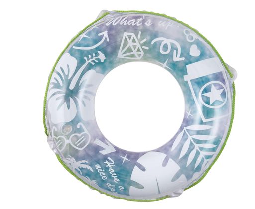 くすみカラーを利かせた浮輪