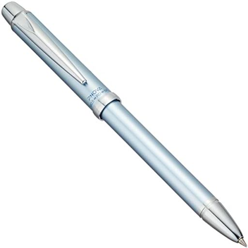 【PNOVA/ピノバ】シャープペンシル0.5mm+低粘度インクでスムース筆記のサラボボールペン黒・赤の3機能複合筆記具 【切り替え機構】わかりやすくフォーマルなスタイルを可能にするキャップ左右回転メカニズムを採用 【胴軸・後軸】アルミにアル...