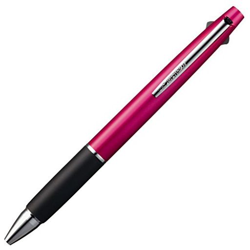 サイズ:軸径 12.2mmx厚さ 17.1mmx全長 147.6mm ボール径:0.5mm / シャープ芯径:0.5mm 重量:15.3g 仕様:ボールペン 黒・赤色+シャープペン 使用頻度の高い、黒・赤ボールペン(ジェットストリーム)+シ...