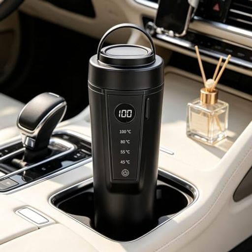 12V/24V両用・全車種対応 - アップグレード版となる本製品は12V/24V両方の電圧に対応。どんな車のシガーソケットにも安全に接続でき、内蔵の回路保護機能も搭載。約30分で飲み物を優しく加熱します。毎日の通勤、長距離トラックドライブ、...