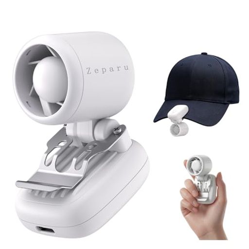 【超軽量62g|折りたたみ式扇風機クリップ】Zeparuクリップ式扇風機は卵サイズのコンパクト設計で、わずか約62gの超軽量タイプ。折りたたみ可能で持ち運びにも便利です。帽子や襟元、日傘などに簡単に取り付けられ、収納性にも優れています。多機...