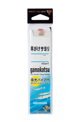 入数:6本入 サイズ:6号 ハリス:1 糸付45cm