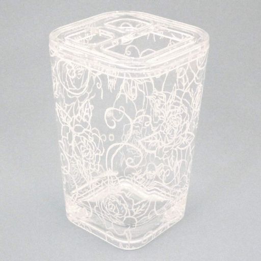 サイズ:約幅7.2x奥行7.2x高さ11.3cm 素材:アクリル樹脂