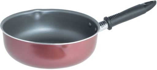 サイズ(約):21.8x37xH10.5cm、本体重量(約):403g 素材・材質:本体:アルミニウム合金 (貼り底ステンレス鋼含む板厚2mm) フッ素樹脂:ダイキン10万回 生産国:中国 対応熱源:ガス火、IH調理器対応