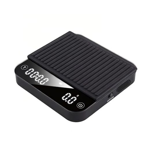 【0.1g高精度・プロ仕様の計量性能】高精度センサーを搭載し、0.3g〜2000gまで0.1g単位で正確に計測可能。エスプレッソの微細な粉量からハンドドリップのお湯まで、安定した測定を実現します。測定データのブレを抑え、毎回安定した抽出をサ...