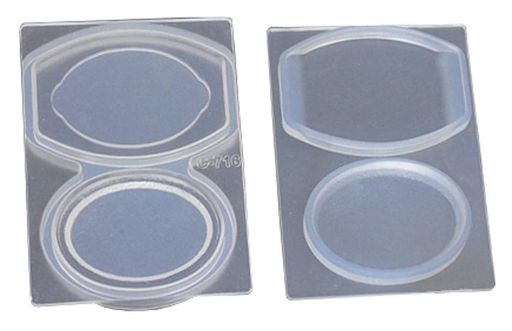 シリコン製ミニチュア用立体型 樹脂粘土をはじめとする自然乾燥粘土でご使用頂ける便利なシリコーン型 手のひらサイズの可愛いミニチュアステーキ皿のベースを手軽に制作 仕上がりサイズ(約):40x19/33x25mm ※シリコーン系素材にはご使用...