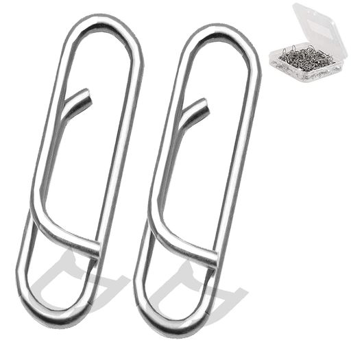 【ステンレス鋼のスナップ】これらのスナップはステンレス鋼で作られています。ステンなので腐食には強い耐久性なら問題ないです。高強度のフックが曲がってしまうような根掛でも変形や破断などせず全く問題なく回収できました。強度も良いし錆びないしで結構...