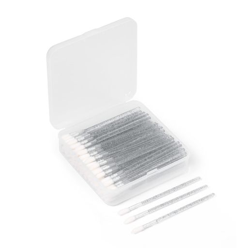 大容量:100本入りでたっぷり使える、使い捨てリップアプリケーター。使用後はそのまま捨てられるので、拭き取りや洗浄の手間が不要です。ケース入りで清潔に保ちながら、小分けして使えます。※初回開封時はフタが固く感じられる場合があります 均一な仕...