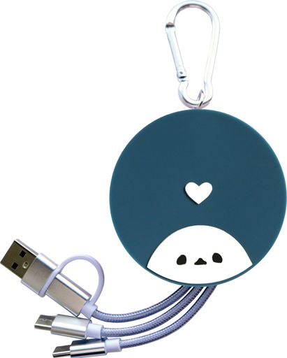 ✅【かわいく守るシリコンケース仕様】コードを収納すれば、充電ケーブルがシマエナガモチーフのバッグチャームに早変わり。水滴やホコリを防ぎながら、かわいく持ち歩けます。 ✅【かわいさと実用性を両立8分音符】バッグチャームとして持ち歩けるので、急...