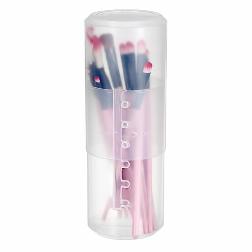 【防塵・防水】化粧筆、ペンをしっかり保護できる、フタタイプの円筒形の収納ボックス。メイクブラシを清潔で乾いた状態に保つことは非常に重要です.この収納ボックスを使用すると、効果的に防塵および防水でき、非常に衛生的です。鉛筆を入れるのに使用すれ...