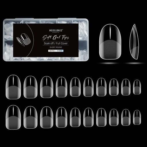優れたネイルチップ:15種類のサイズのネイルチップが510pcs用意されており、指に合うサイズを簡単に選べます。このネイルチップはトリミングが簡単で、ネイルグルーとポリッシュで塗ることができます。自然で美しく見え、色が分離したり曲がったりす...