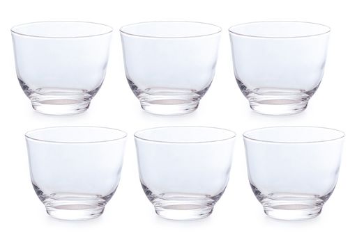 冷たい飲み物 サイズ:約最大80×口径80×高さ63mm 本体重量:約100g 素材・材質:ガラス 生産国:日本 容量:約175ml セット内容:6個セット