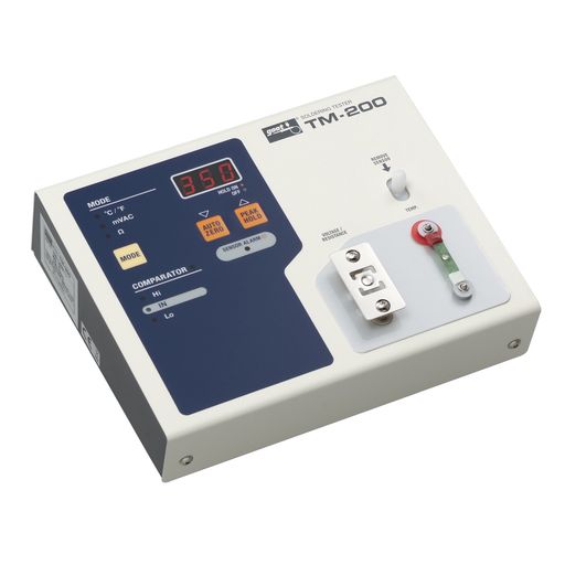 サイズ:幅185x奥行160x高さ58mm 電源:100-240VAC50/60Hz お使いのはんだごてのこて先温度、リーク電圧、アース抵抗を一台で測定 200回以上計測が可能な、長寿命なセンサー て先温度を高精度かつ瞬時に測定 RoHS2対応品