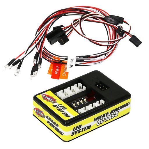 RCカーの操作(前進・後進・ブレーキ・右折・左折など・・)に合わせてLED発光を変えるLEDシステムです。 実車の様なライト点灯・消灯を再現しており、より本物の様なリアルな雰囲気に仕上げる事が出来ます。 オプションのLEDライトを追加する事...