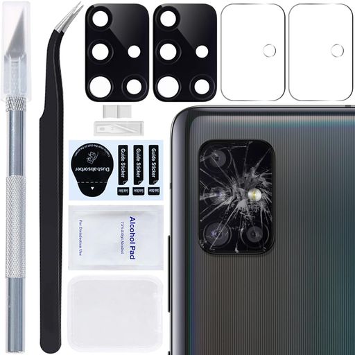 適当なモデル:forSamsungギャラクシーA515GSM-A516BSM-A516USM-A516NSM-A5160のための後部背部カメラレンズのガラス取り替え プレインストールされたレンズの接着剤:私達の後部背部カメラレンズのガラス取...