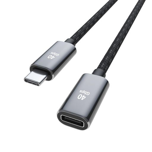 【USB4延長ケーブル】USB4延長ケーブルは、すべてのUSB4テストをクリアし、USB4仕様内にあります。同時に、すべてのUSB-CデバイスのUSBTypeCメスポートを拡張して保護するように設計されています。いくつかのハイエンドThun...