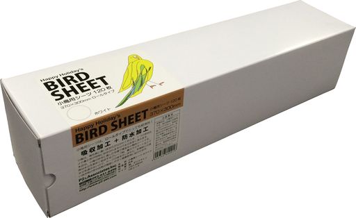 ケージの底が清潔に保てて、お掃除も簡単に! 小鳥ケージ用シーツ パッケージ重量: 0.68 kg サイズ: 370x300mm / 120枚入り