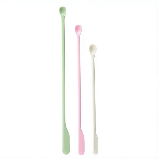 多機能デザインでキッチン&amp;コスメに大活躍:ジャムや調味料のすくい取り、製菓器具としての使用はもちろん、化粧品の容器から最後まで使い切るのに最適。1セットで様々なシーンに対応。 耐熱性シリコン素材で安全&amp;長寿命:高温に強く、熱...