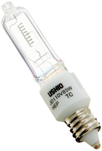 スクリュータイプ 定格電圧:110 定格消費電力:85 全長:69mm 定格寿命:2000h 演色評価指数(Ra):100 ミラー径/管径:12mm 光源種別:ハロゲン フィラメント形式:CC-8