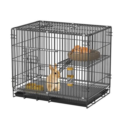 【広々とした設計】小動物が自由に動き回れる快適な生活空間を実現。運動不足を防ぎ、ストレス軽減にも効果的です。 【引き出し式トイレでお手入れ簡単】底部に引き出し式トイレを搭載しており、汚れた部分をサッと取り出して掃除が可能。日々の清掃がラクに...