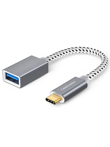 カメラ 【OTG性能対応 USB C to USBアダプタ】USB 3.1 USB-C (type C)はホスト、USB A メス側はターゲット/設備です。Type C USB-C ケーブルはUSB3.1 OTG (on the go)ケー...