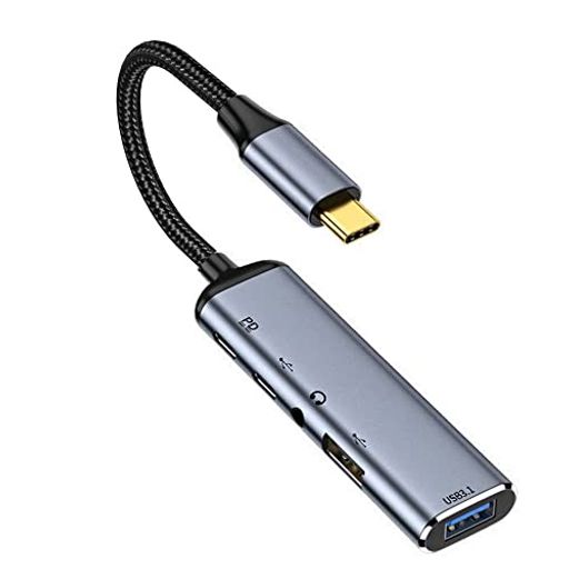Speaker 標準的なUSBデバイスとUSB-C充電ケーブルも接続しながら。 USB-Cオーディオアダプターは、USB-Cポートを備えたノートパソコンを任意の3.5mmスピーカーに接続することができます。 また、USB-Cポートに充電ケー...