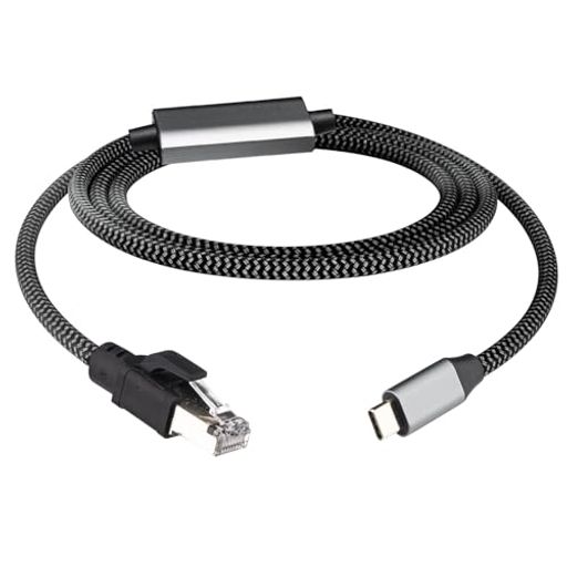 ✅【ギガビット高速】USB C to LAN ネット変換ケーブルは最大1000Mbpsのデータ伝送速度をサポートし、100Mbps/10Mbpsネットワークと後方互換性があります。従来のWi-Fiと比較して、遅延の問題をなくし、ネットワーク...