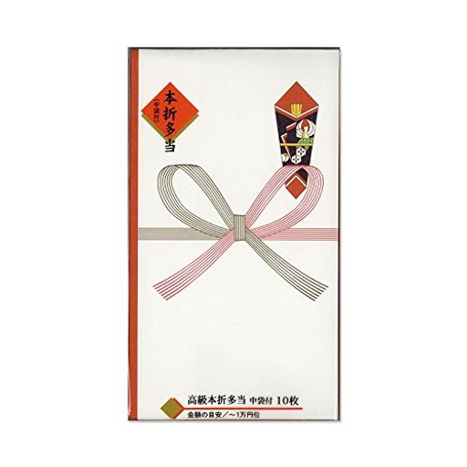 【用途】婚礼以外の御祝事全般の金包みとして最適な多当です。 【サイズ】106x190mm 【枚数】10枚入り 【生産国】日本