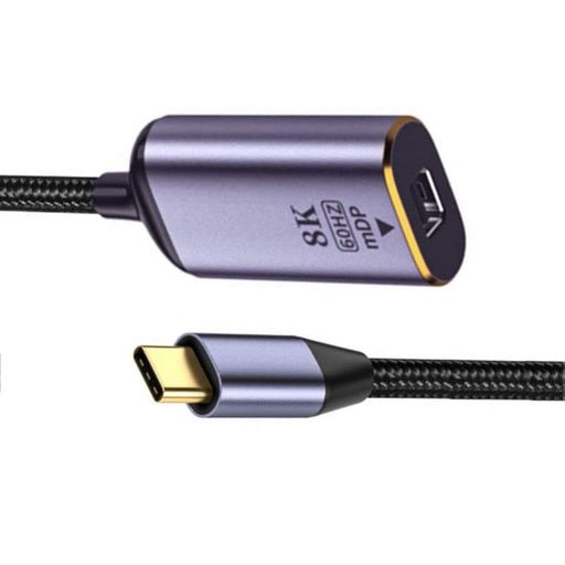 モニター。 スリムアルミニウムシェル付きのUSB-C-MINI-DPケーブルは、コンピューターからディスプレイに高精細ビデオとオーディオを送信し、ビデオストリーミングやゲーム用。 これは8KUSB4USB-CType-C-MINI-DPケー...
