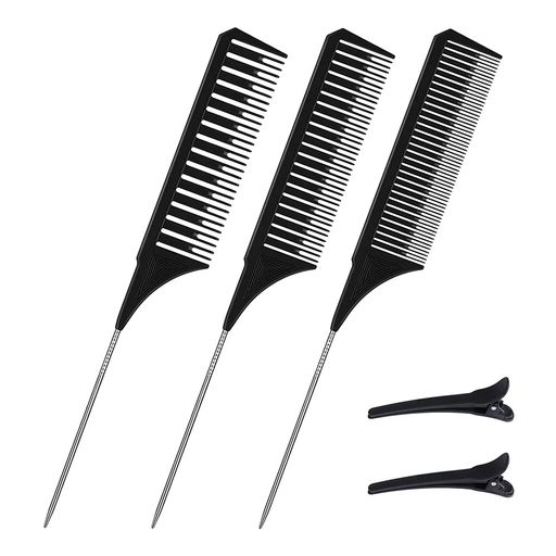 【プロフェッショナルコーム】「JENILAEU」の店舗で購入してください。そうでない場合、商品は保証されません。この編みこみコームは、髪の毛を分離するのに役立ちます。ほとんどの髪のタイプに合わせたスタイリングと独自のスタイルを作成するために...