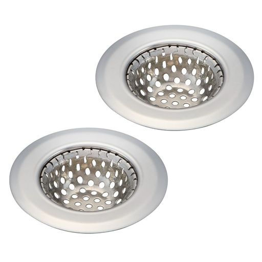 製品サイズ/(1個あたり)外径5.5x高さ1.3cm※口径(くぼみ部分の直径)3.5cm 材質/ステンレス(SUS430) 原産国/中国 サビに強いステンレス製で、とても衛生的です。 パンチングの穴が小さいので、ゴミをしっかりキャッチ! 浅...