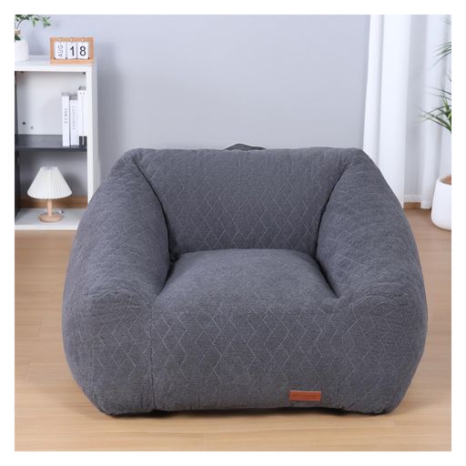 【ひとをだめにするクッション】 幅 85cmx奥行 104cmx高さ60cm。長時間座っても疲れない。身体の各部分が効果的に支えられ、全身の圧力が軽減され、至福のくつろぎ体験をお届けします。 【疲労解消 、無味、組み立て不要】座ると体を優し...