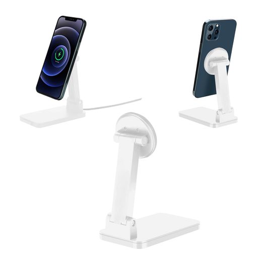 【アジャスタブルビューイングエンジェル】他の従来の電話クレードルと比較して、当社の磁気電話ホルダーは、爪のない人間工学に基づいたデザインで、ブロックのない素晴らしいビューイングスクリーンを提供します。デュアルシャフトを使用すると、電話をあら...