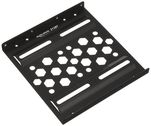 3.5インチベイ For1x2.5プライムプライムデバイス 2x40mmファンマウント 通気性を高めたデザイン施工 素材:アルミニウム カラー:ブラック サイズ(LxWxH):101.8x98.0x9.8mm